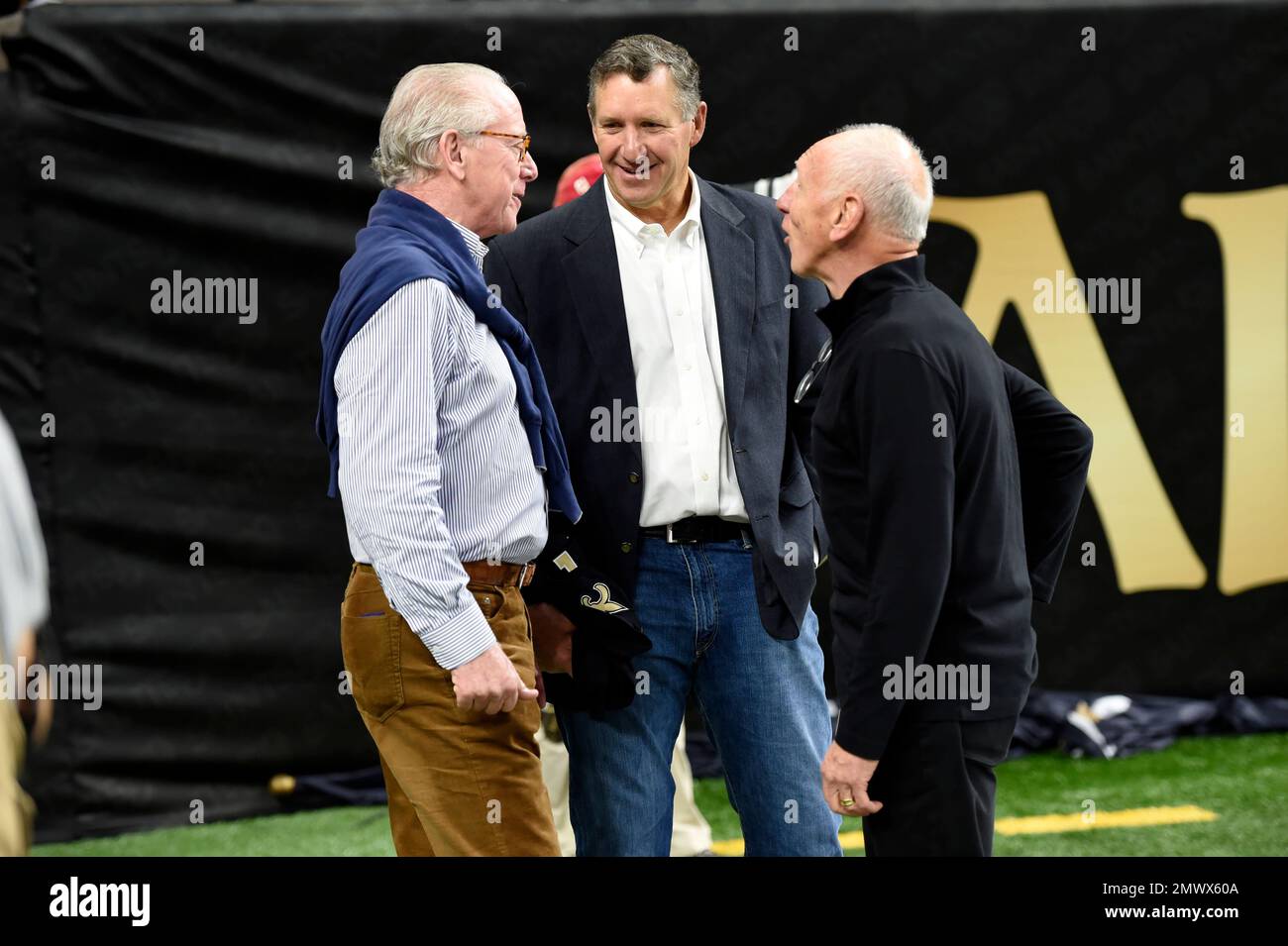 Former New Orleans Saints, left to right, Archie Manning, Stan Brock ...