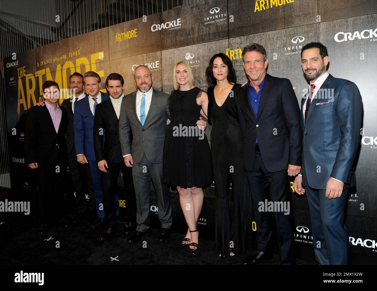 From left to right, Chuck Rose, creator, writer, executive producer ...