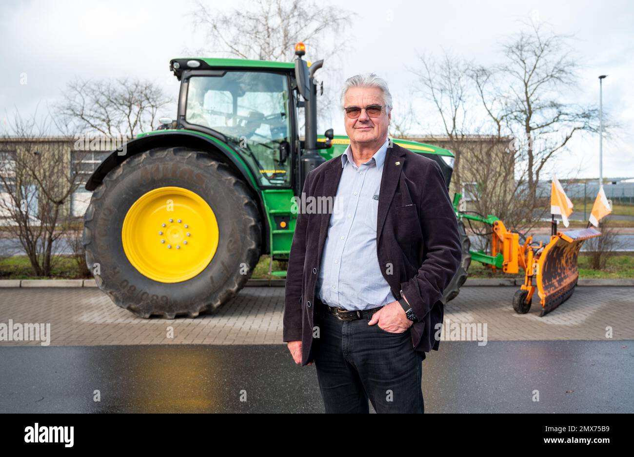 02. Februar 2023, Mecklenburg-Vorpommern, Lübesse: Detlef Kurreck ...