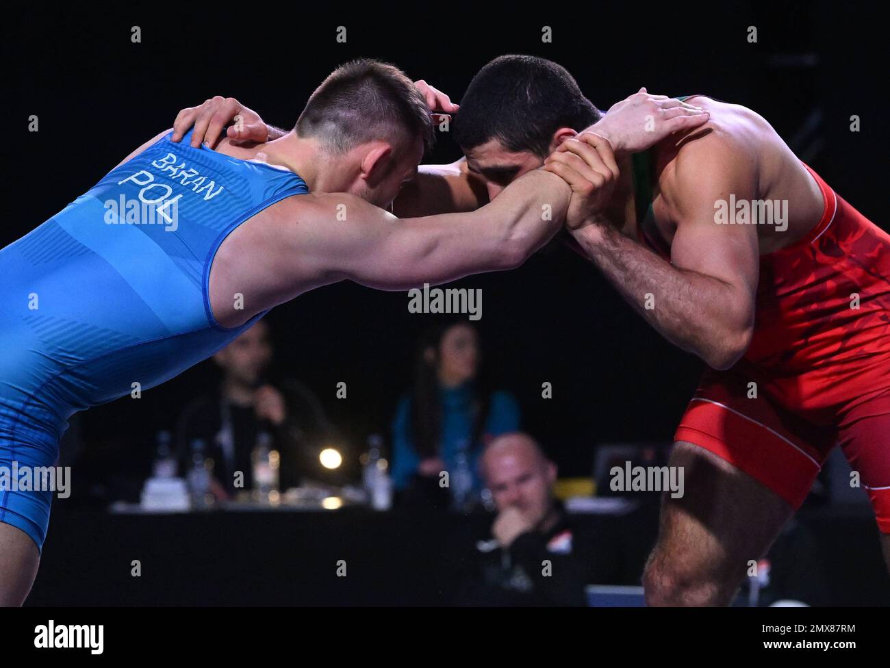 ZAGREB, KROATIEN – FEBRUAR 02: Magomedkhan Magomedov aus Aserbaidschan ...