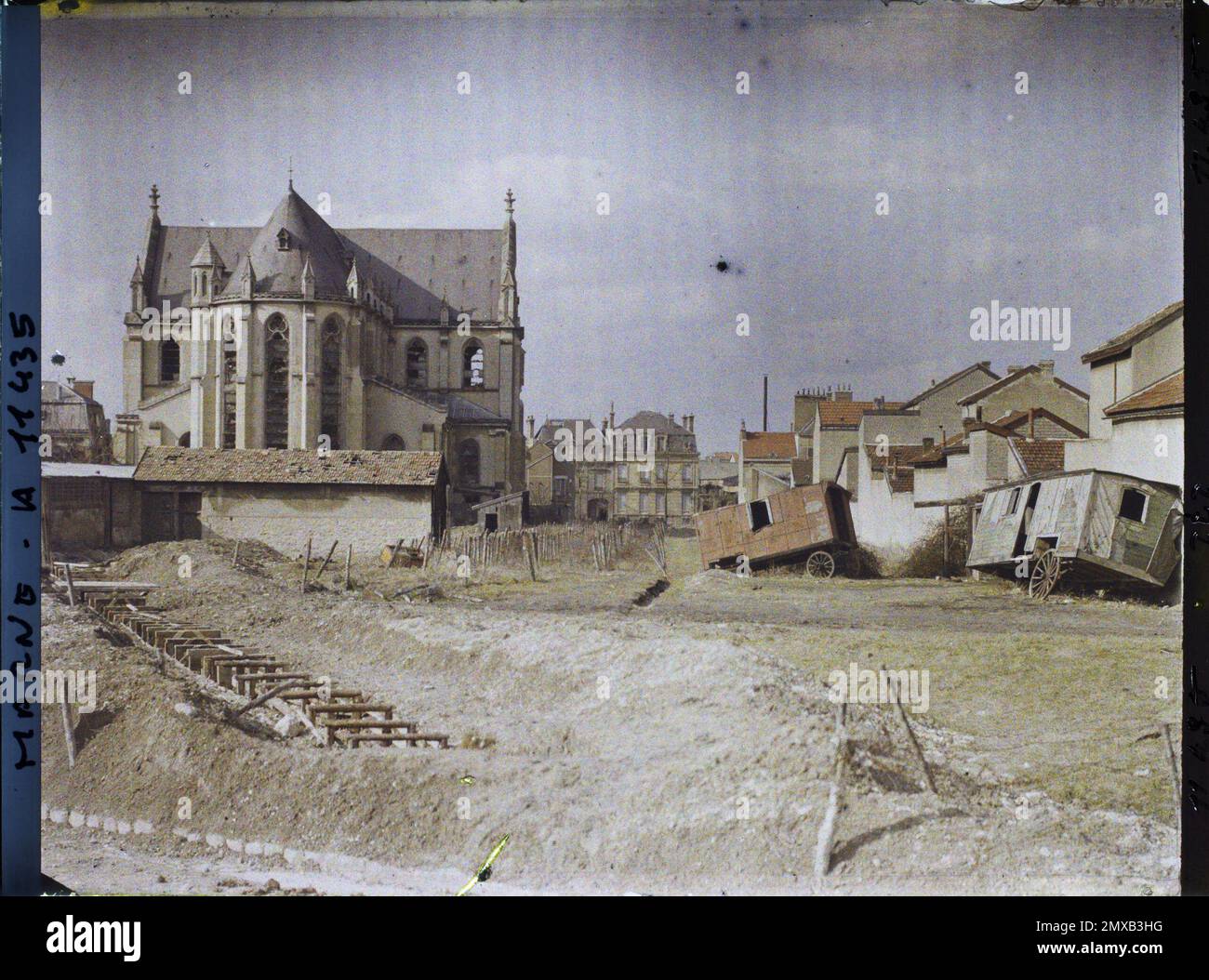 Reims, Marne, Champagne, France Boyaux oder Trentes, Place Nicolas ...