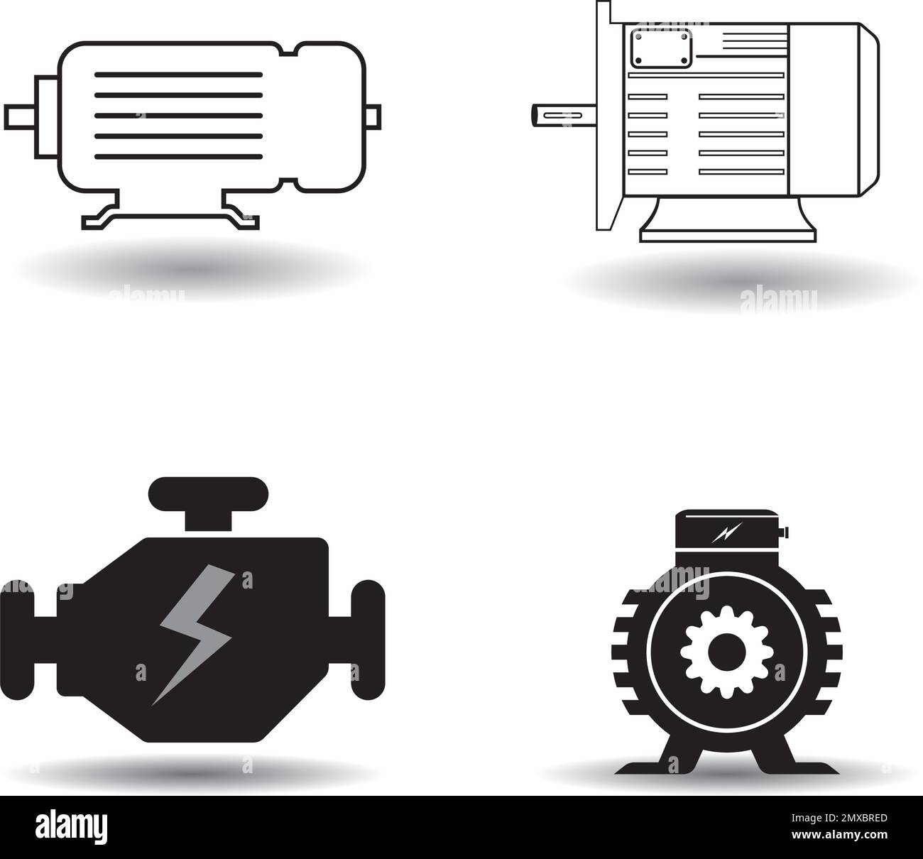 Electric motor Stock-Vektorgrafiken kaufen - Alamy