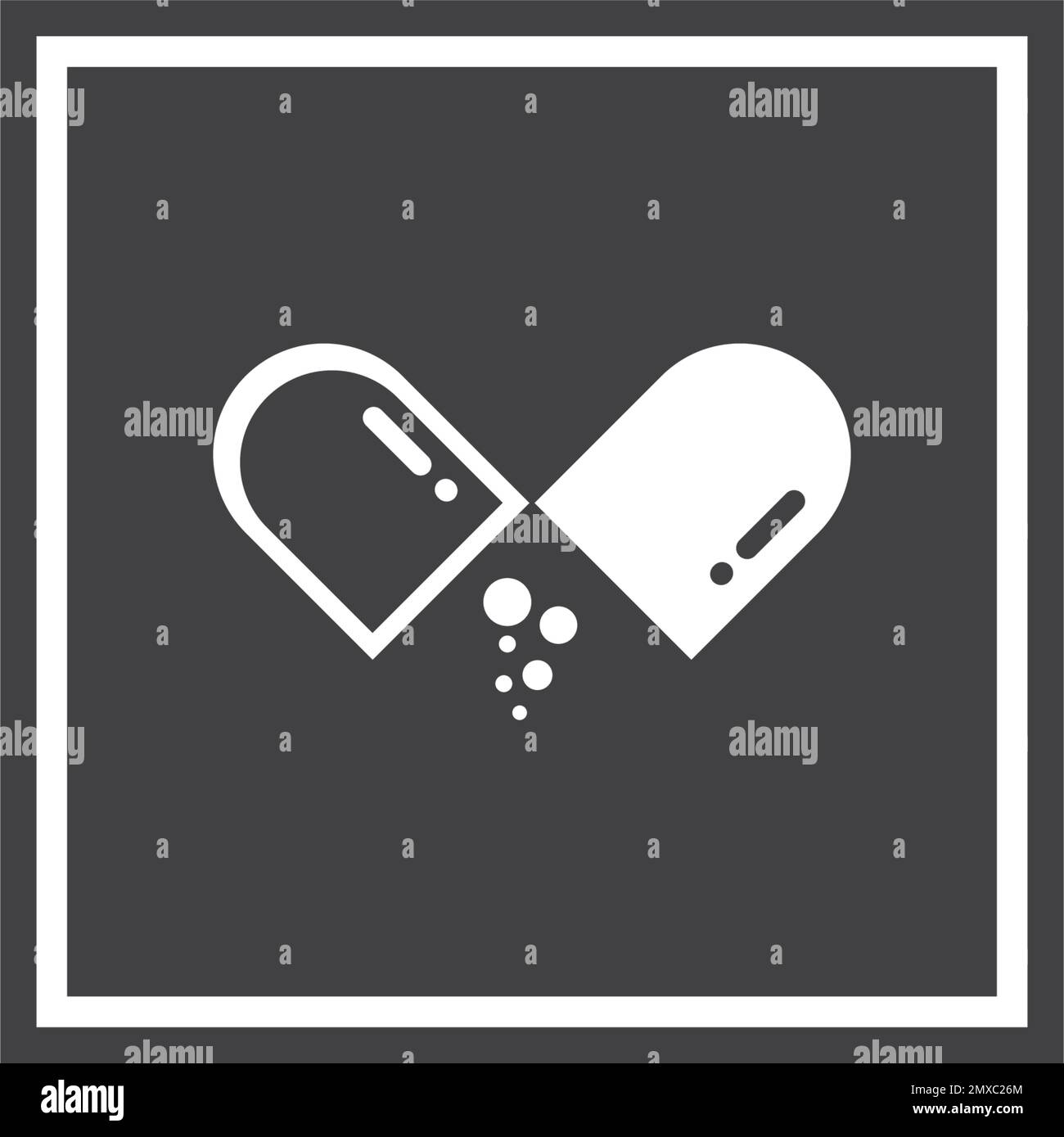 Medizinisches Pil-Symbol Vektordarstellung Logo-Design Stock ...