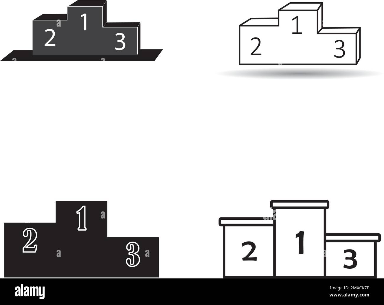 Podium logo Stock-Vektorgrafiken kaufen - Alamy