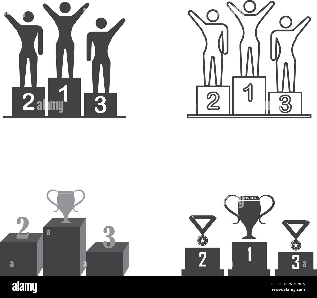 Podium logo Stock-Vektorgrafiken kaufen - Alamy