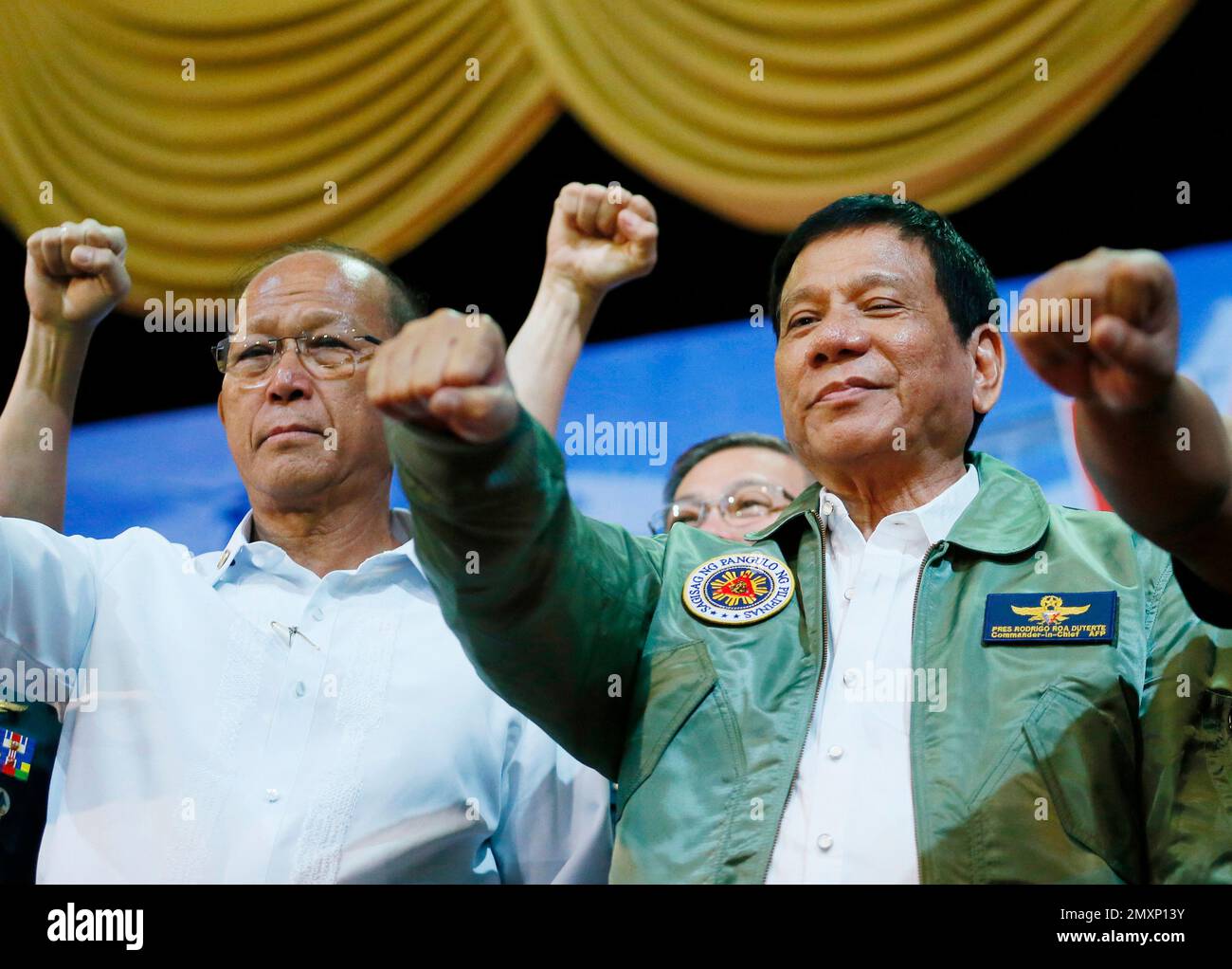 FILE - In this Sept. 13, 2016 file photo, Philippine President Rodrigo ...
