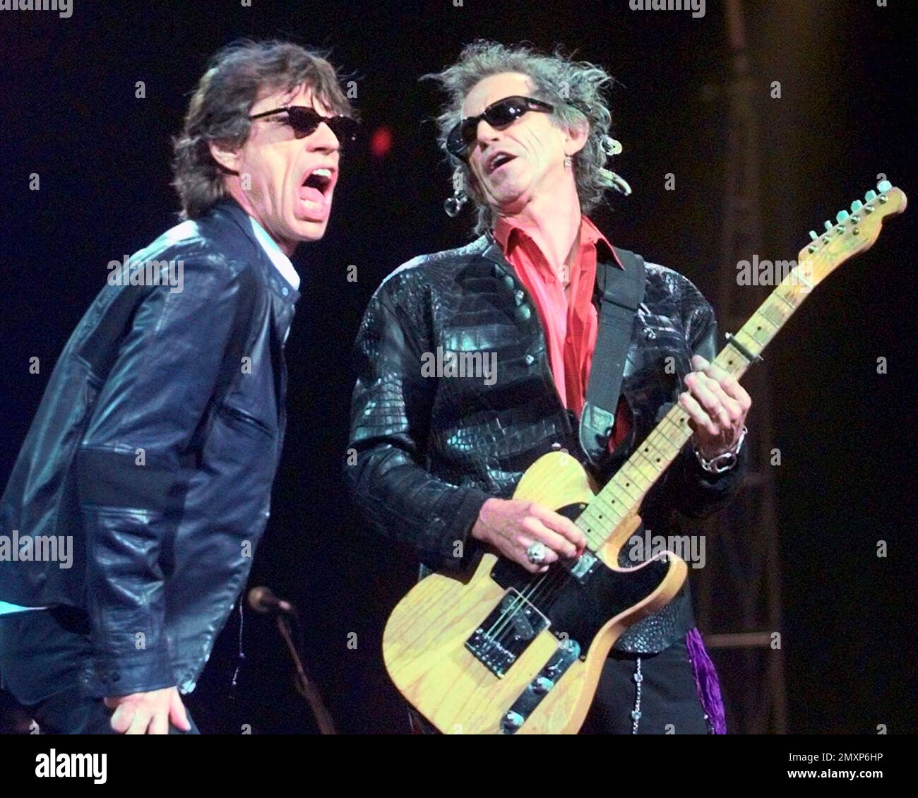 FILE - In this Monday, March 22, 1999, file photo, Mick Jagger, left ...