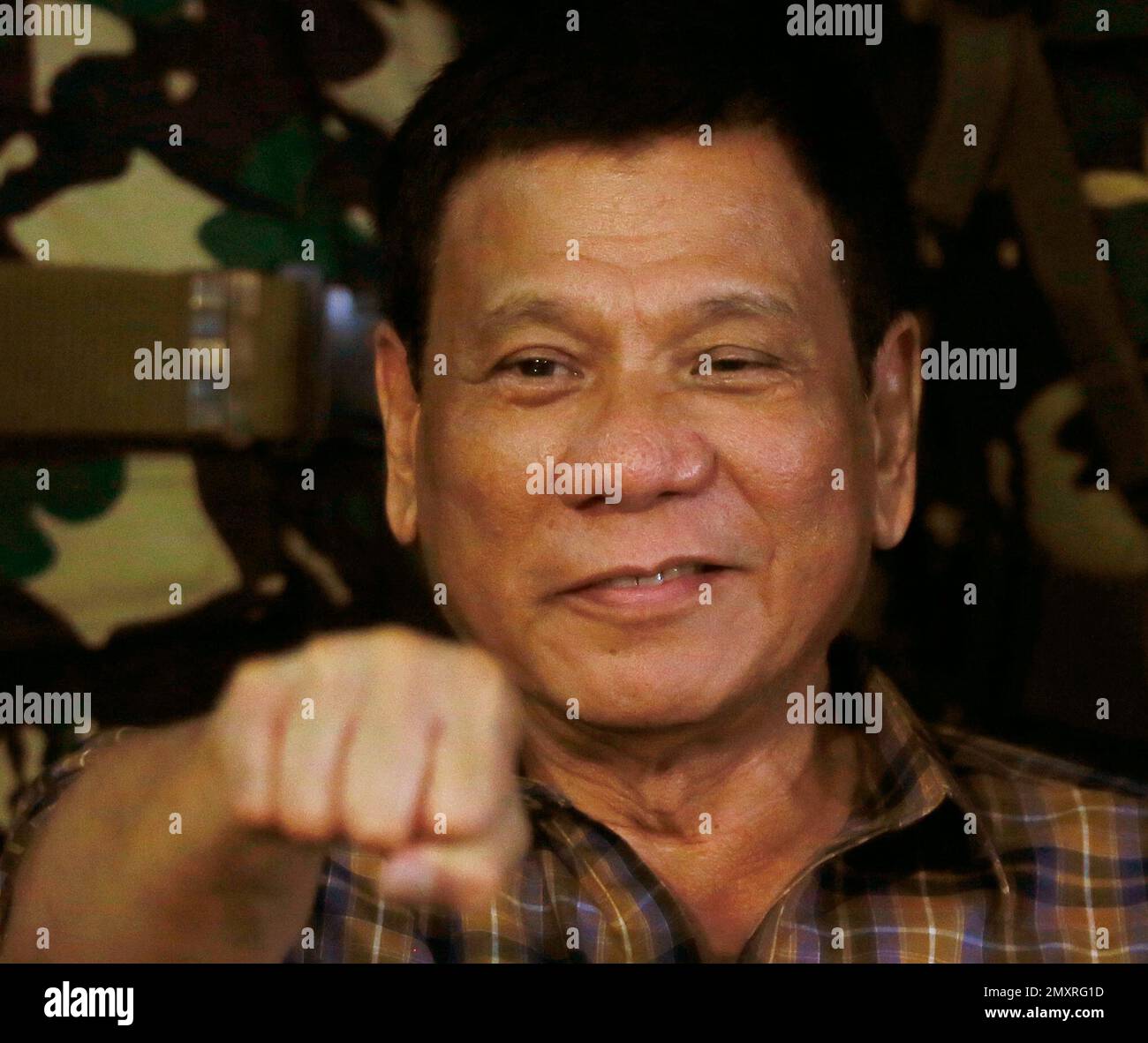 FILE - In this Aug. 25, 2016, file photo, Philippine President Rodrigo ...