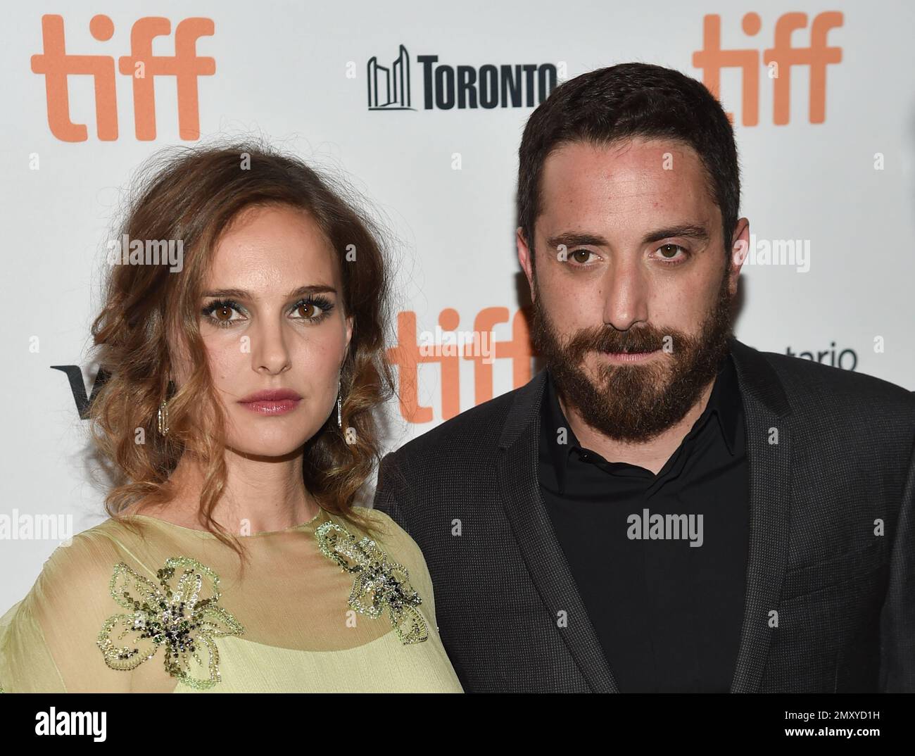Actress Natalie Portman and director Pablo Larrain attend the "Jackie ...