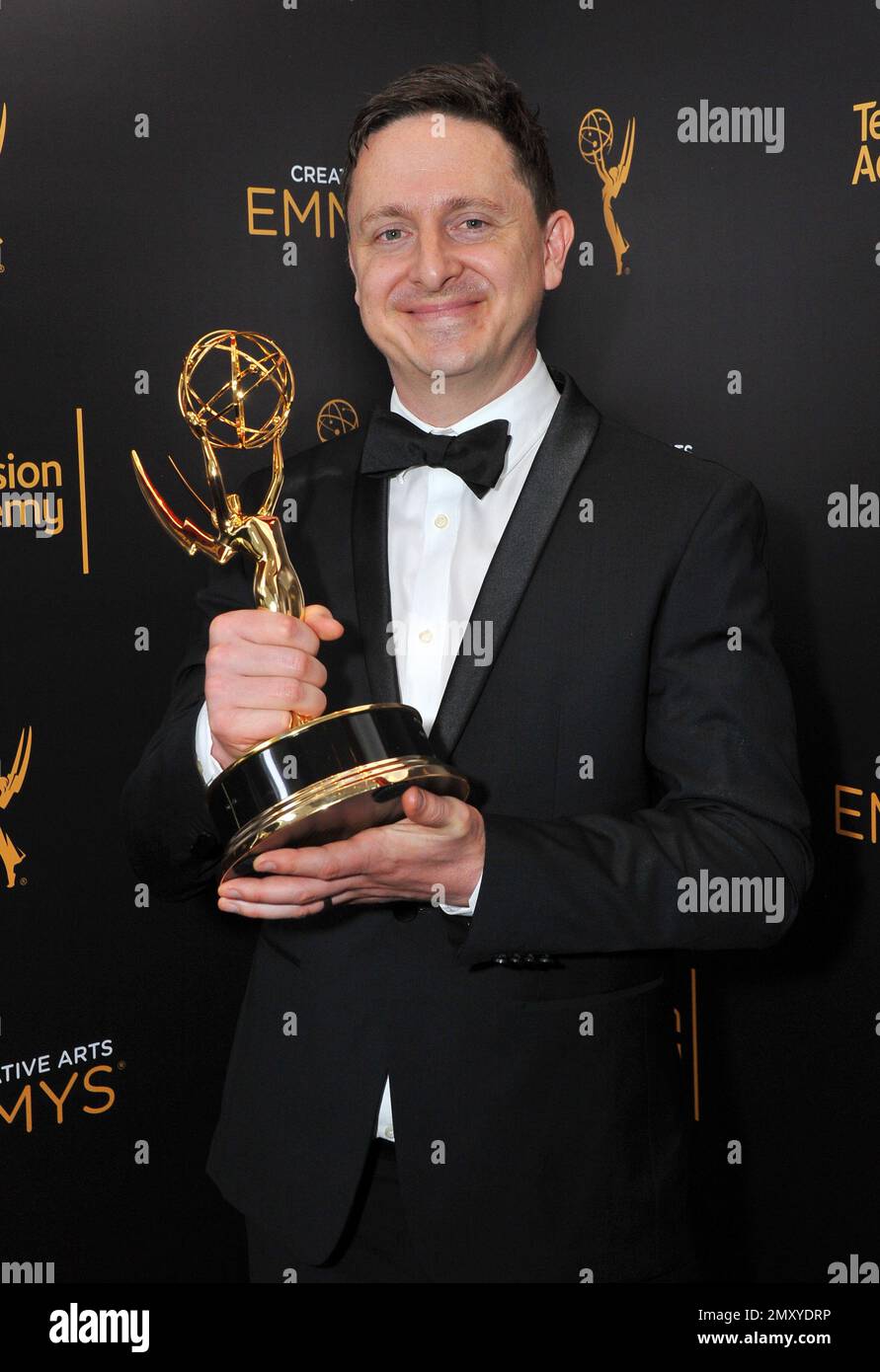 EXCLUSIVE - Jason Carpenter winner of the award for outstanding achievement in animation poses ...