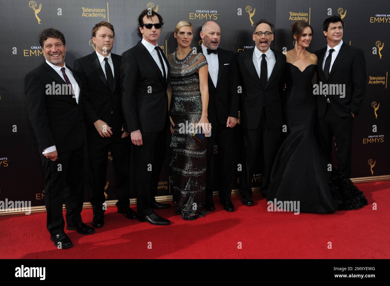 Jonathan Stern, from left, Krister Johnson, Rob Huebel, Lake Bell, Rob ...