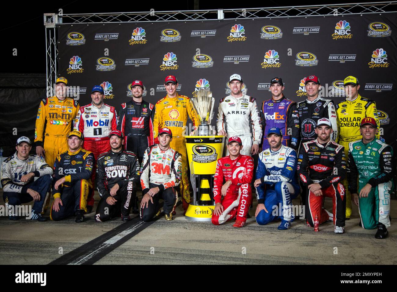 The drivers who have made it into the Chase pose after the NASCAR ...