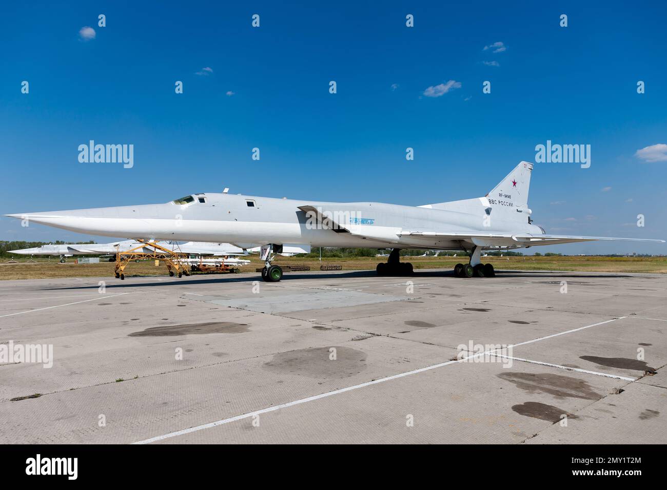 Tupolev TU-22 Blinder, schwerer Bomberflugzeug der russischen Luftwaffe ...