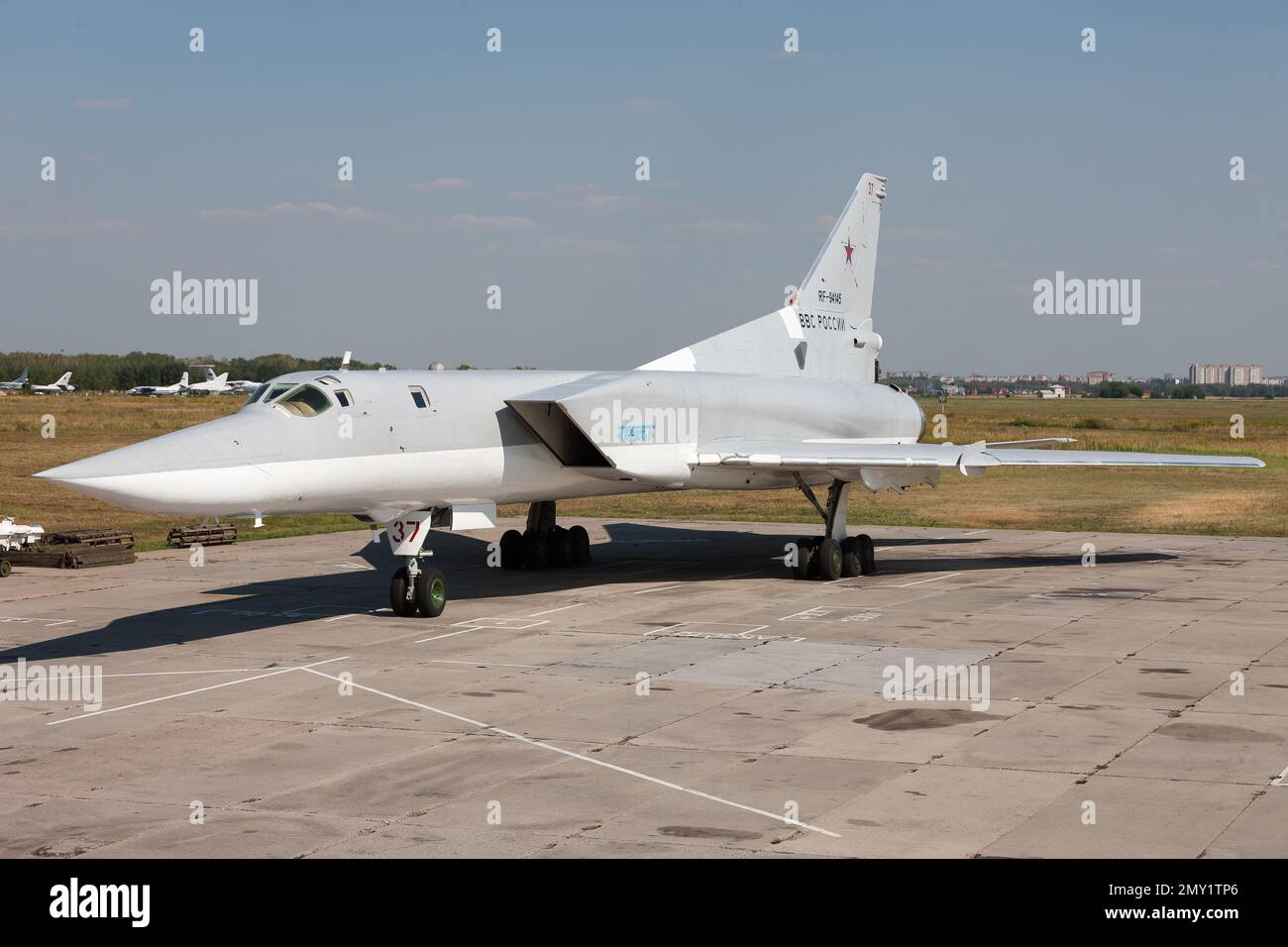 Tupolev TU-22 Blinder, schwerer Bomberflugzeug der russischen Luftwaffe ...