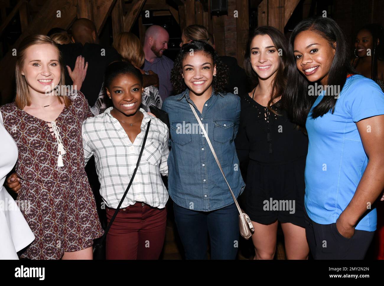 Members of the "Final Five" Rio Olympics gold medal-winning U.S ...