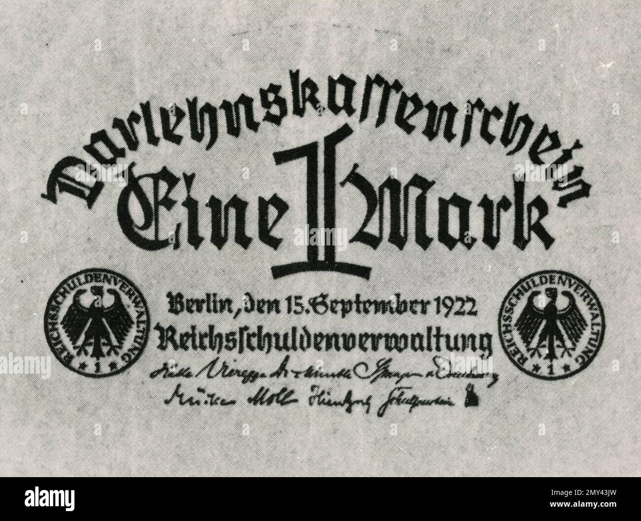 Deutsche hyperinflation der 1920er jahre -Fotos und -Bildmaterial in ...