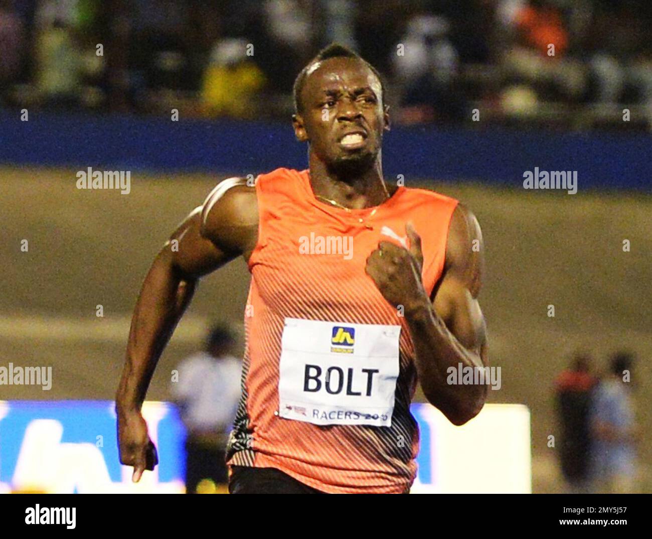 FILE - In this June 11, 2016, file photo, Usain Bolt, of Jamaica, wins ...