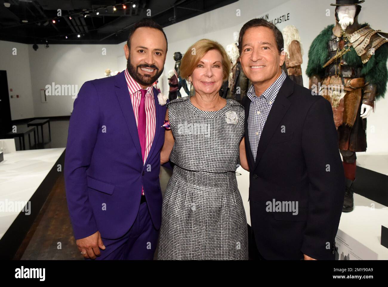Nick Verreos, from left, Barbara Bundy, and Bruce Rosenblum are seen at ...