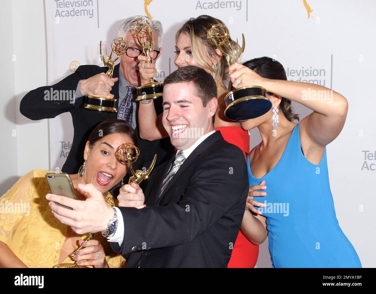 EXCLUSIVE - Fritz Coleman, from top left, Crystal Egger, bottom left ...