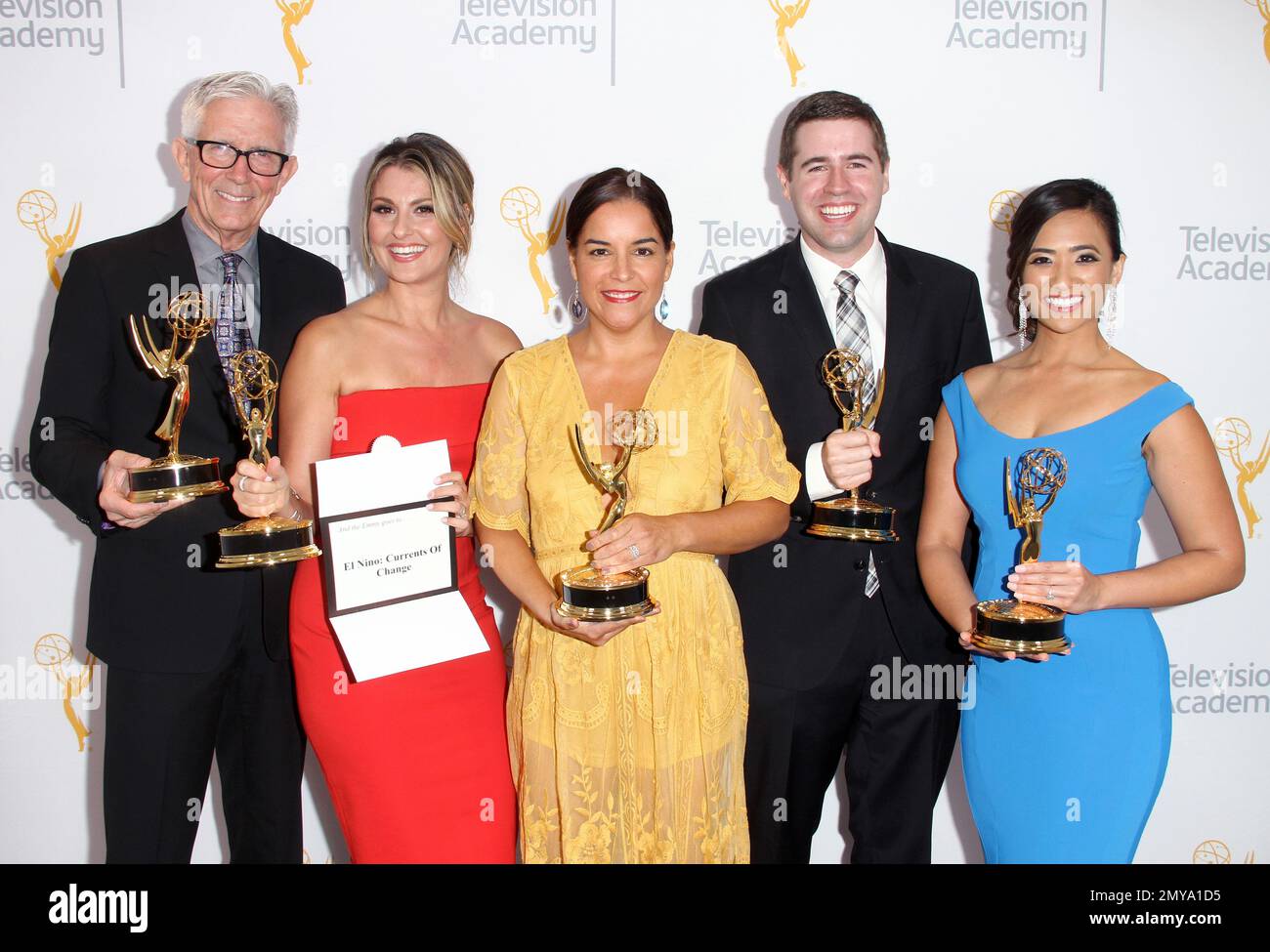 EXCLUSIVE - Fritz Coleman, from left, Crystal Egger, Marissa Slattery ...