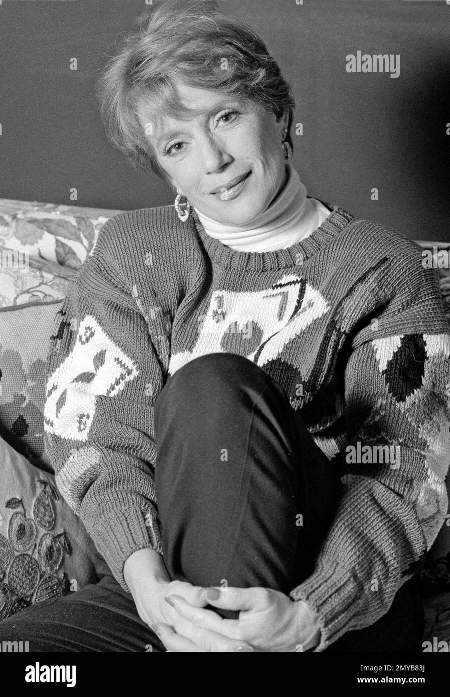 Actress Nancy Dussault, who plays the witch in the Stephen Sondheim ...