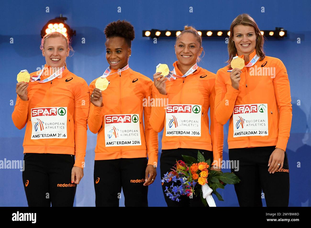 Netherland's Tessa van Schagen, Jamile, Samuel, Naomi Sedney and Dafne ...