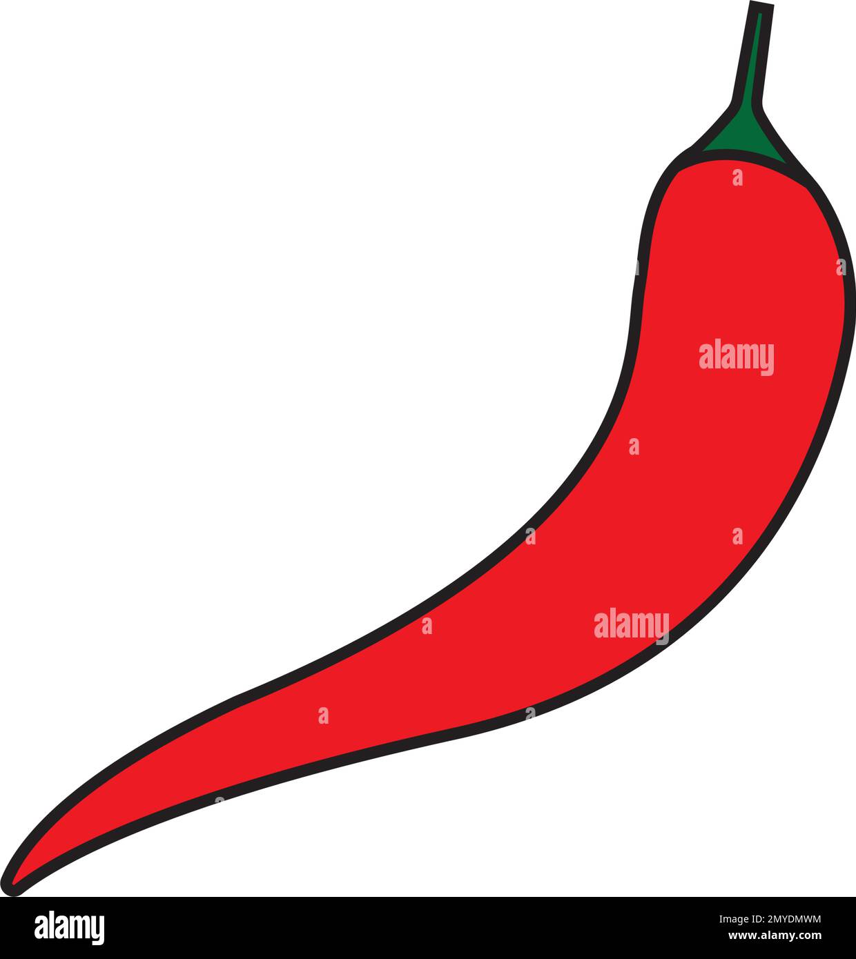 Chili logo Stock-Vektorgrafiken kaufen - Alamy