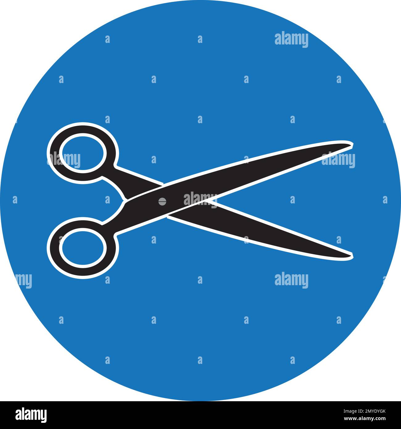 Isolierte schere Stock-Vektorgrafiken kaufen - Alamy