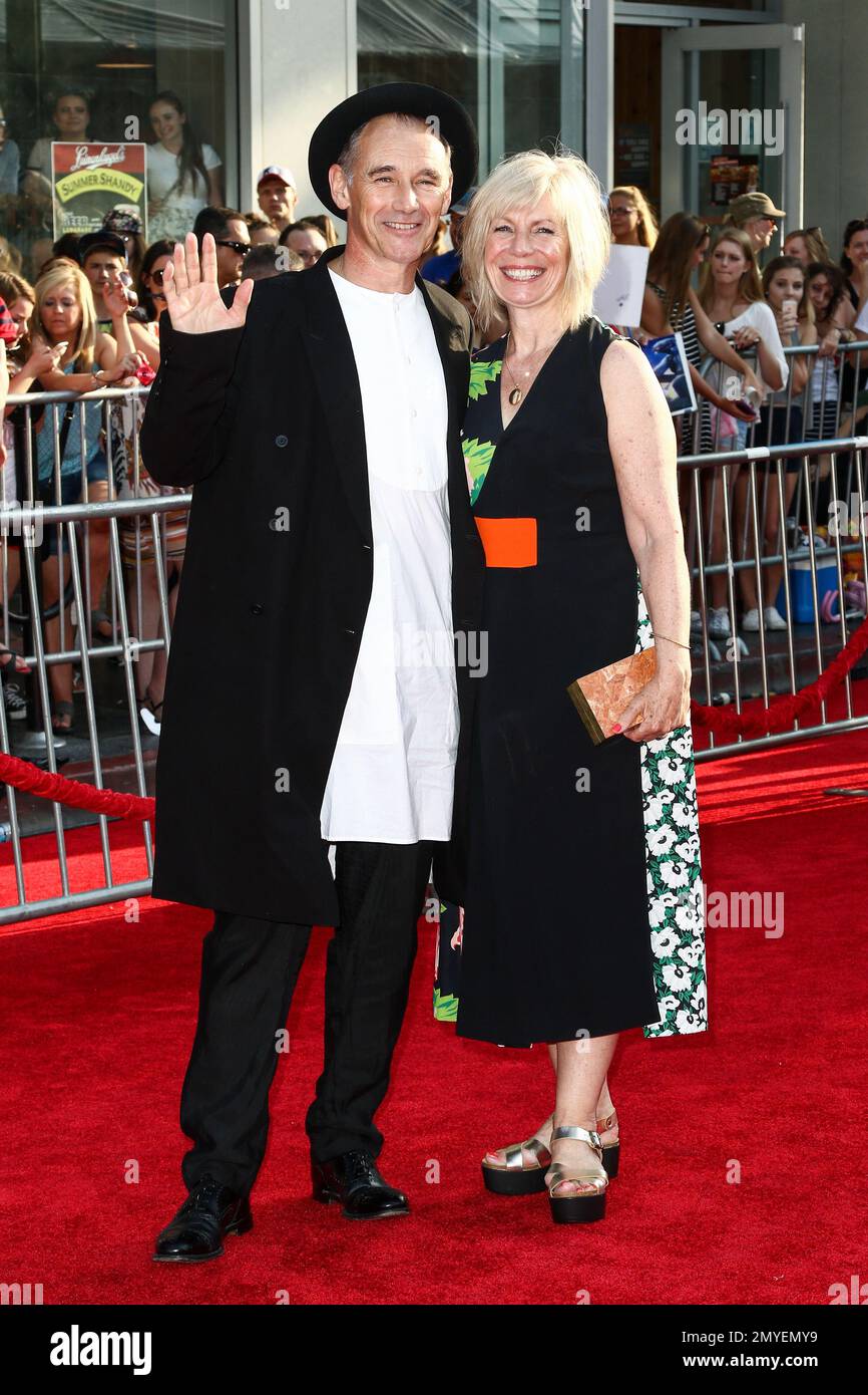 Mark Rylance, left, and Claire van Kampen attend the LA Premiere of ...