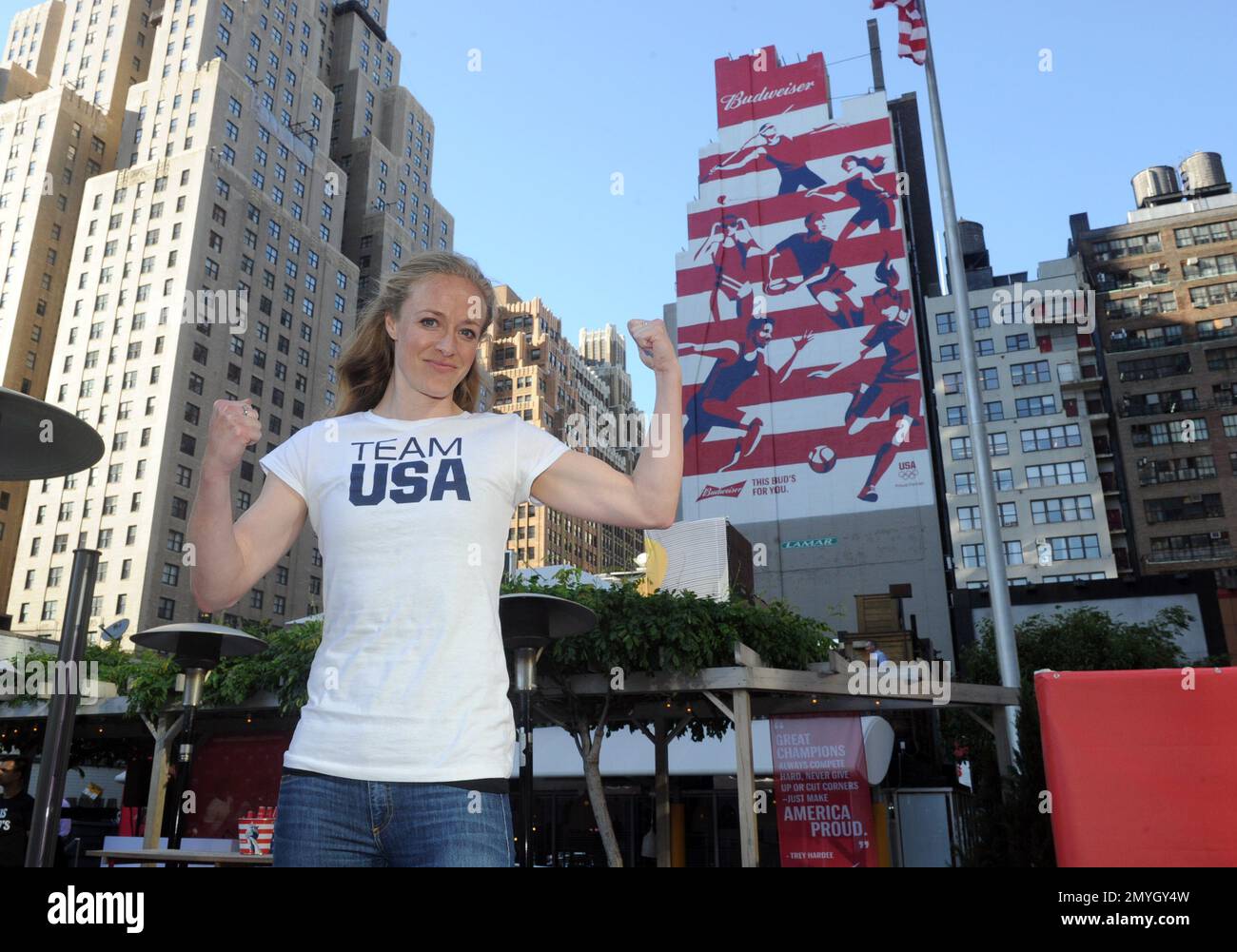 IMAGE DISTRIBUTED FOR BUDWEISER - Team Budweiser athlete Becky ...