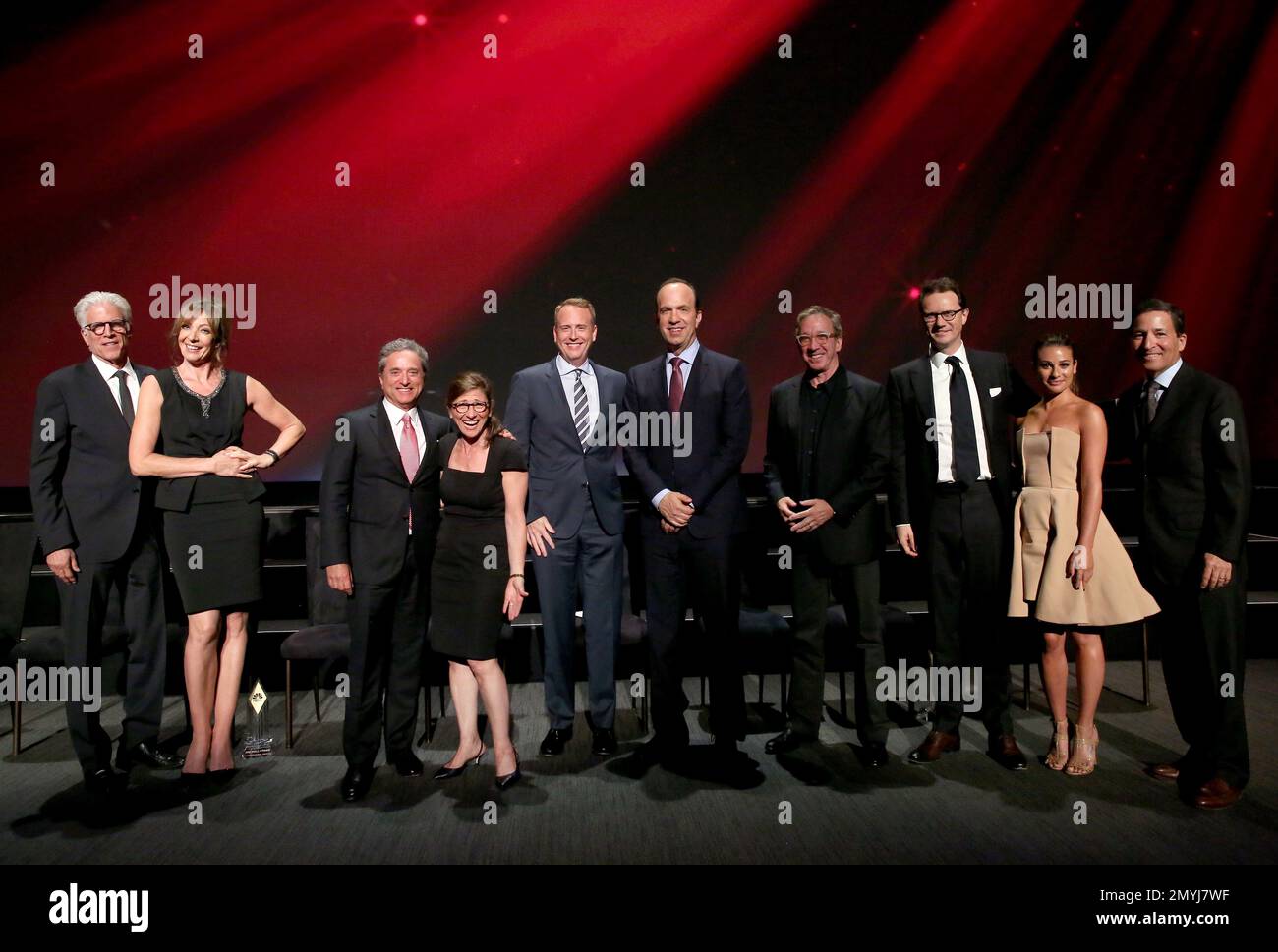 EXCLUSIVE - Ted Danson, from left, Allison Janney, Hall of Fame Chair ...