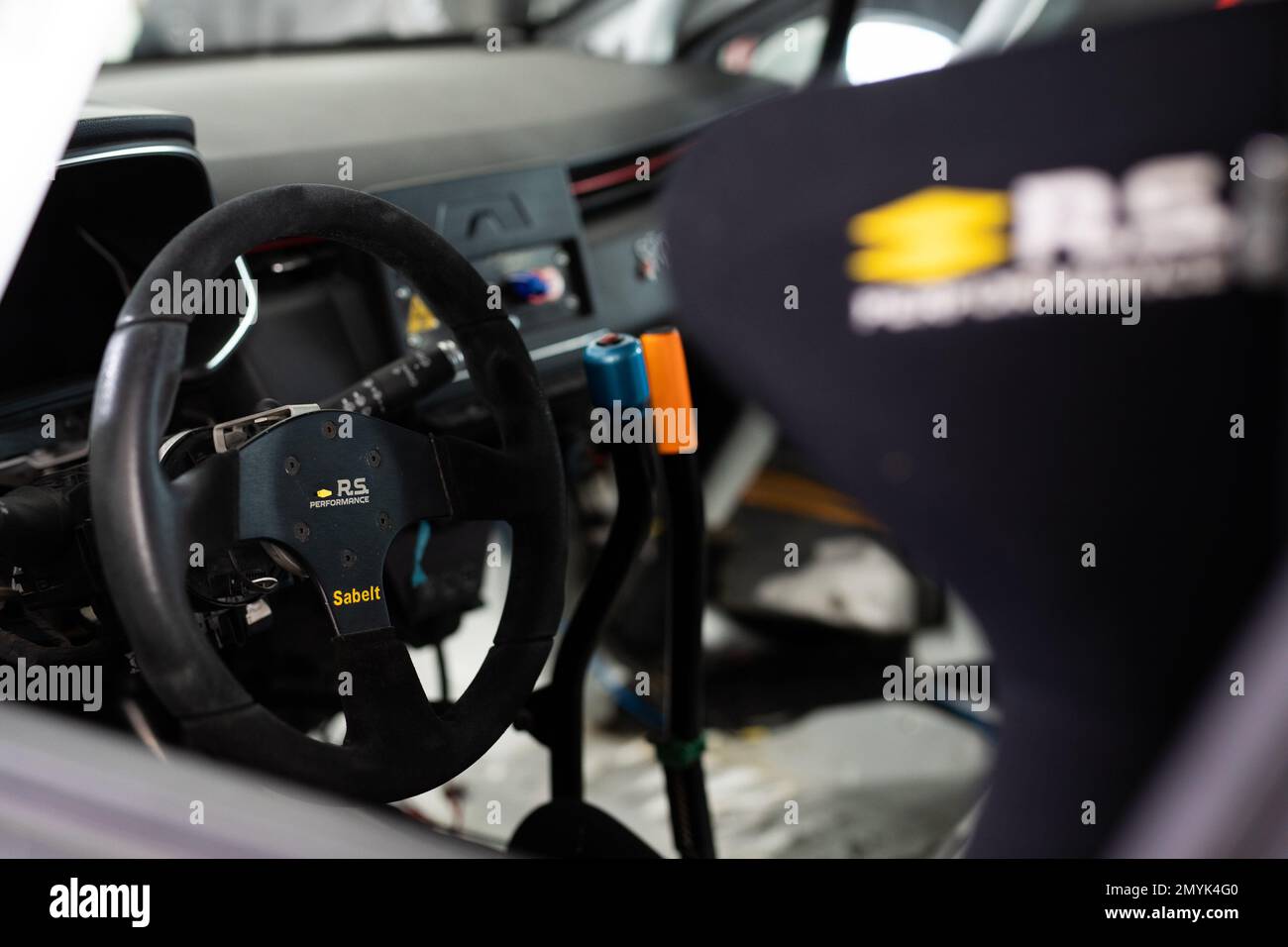 sabelt Cockpit während der 2023 Clio Ice Trophy 2023 - GSeries G3 auf ...