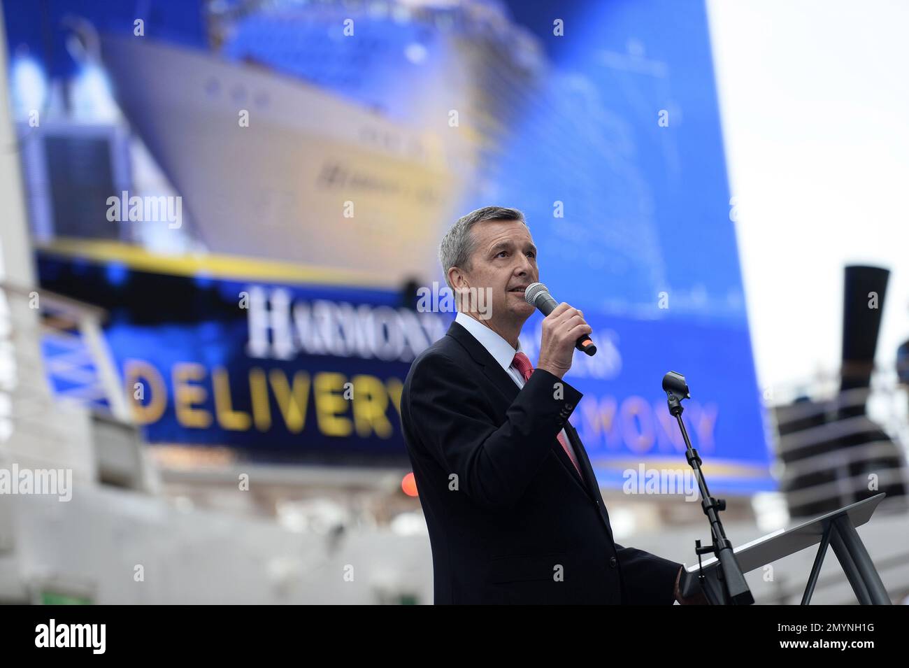 President and CEO Royal Caribbean International, Michael Bayley ...