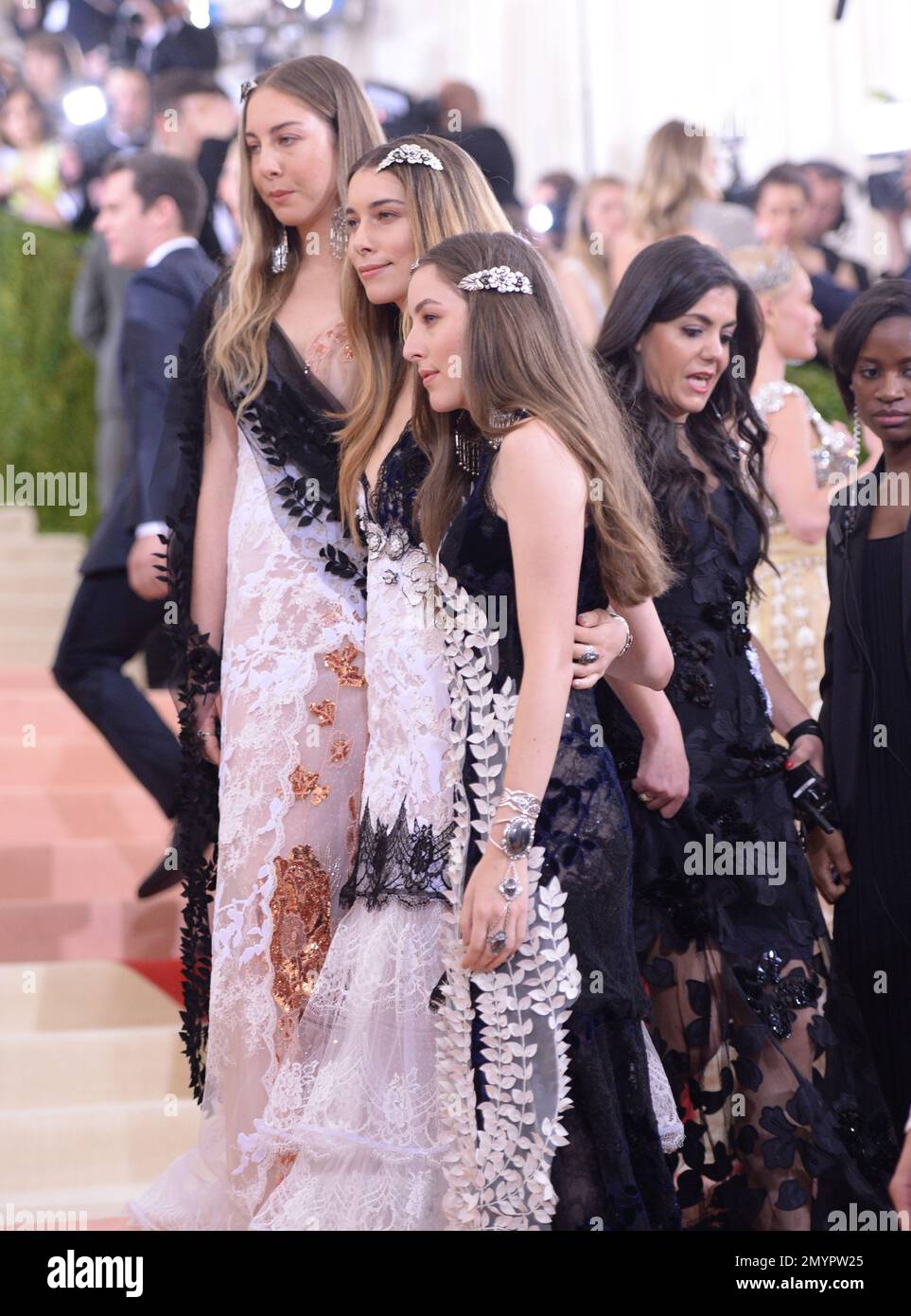 Este Haim, from left, Danielle Haim and Alana Haim arrive at The ...
