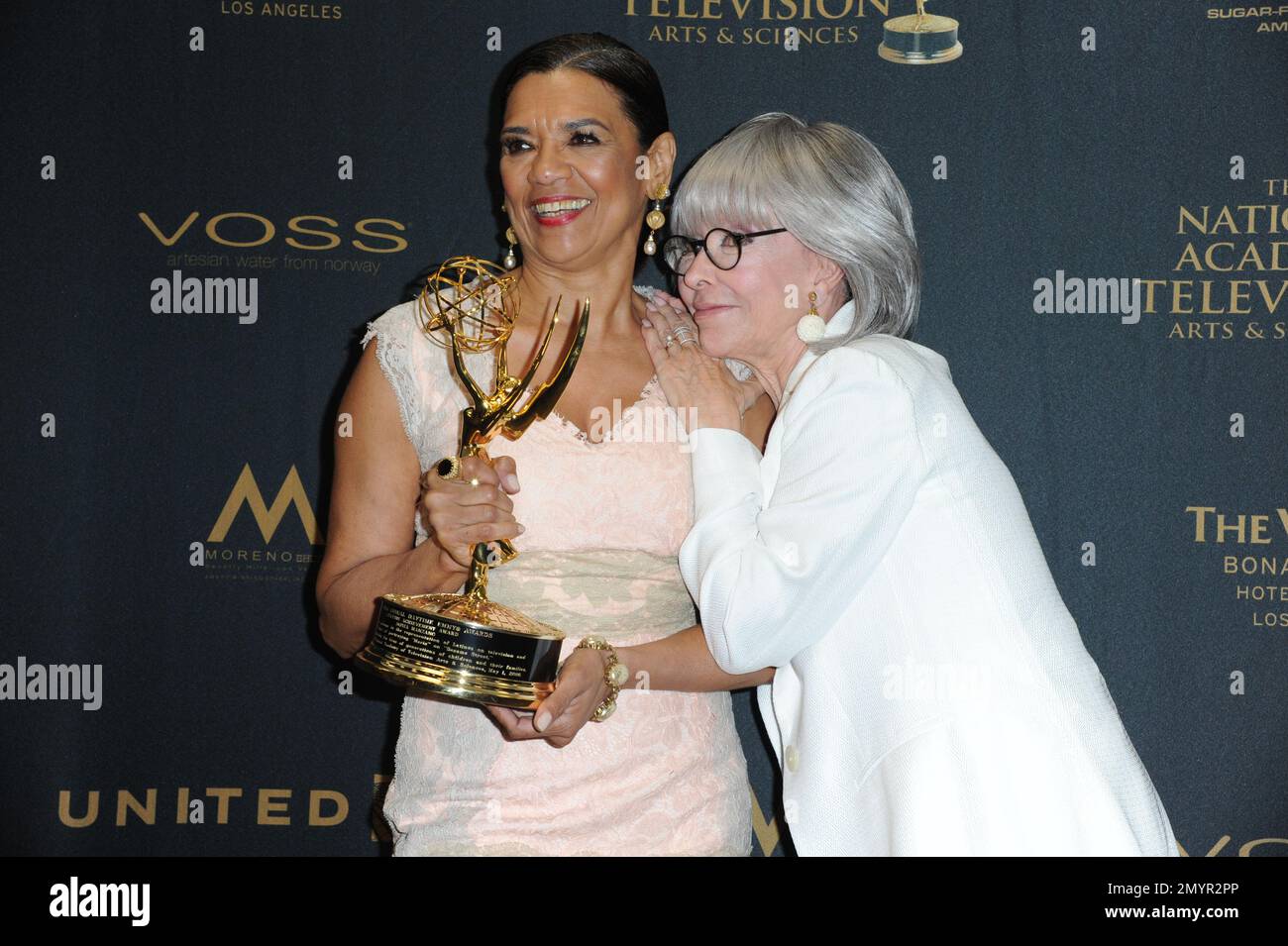 Sonia Moreno, winner of the Lifetime Achievement Award, left, and Rita ...