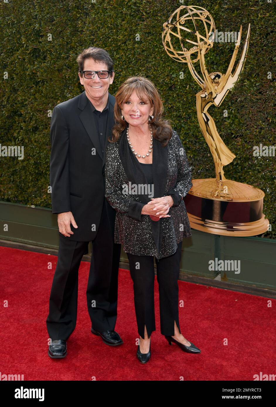 Anson Williams, left, and Dawn Wells arrive at the Daytime Creative ...