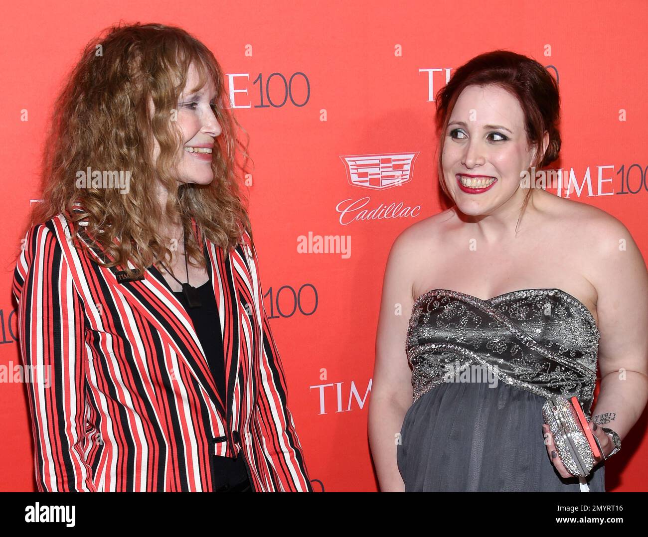 Actress Mia Farrow, left, and her daughter Dylan Farrow attend the TIME ...