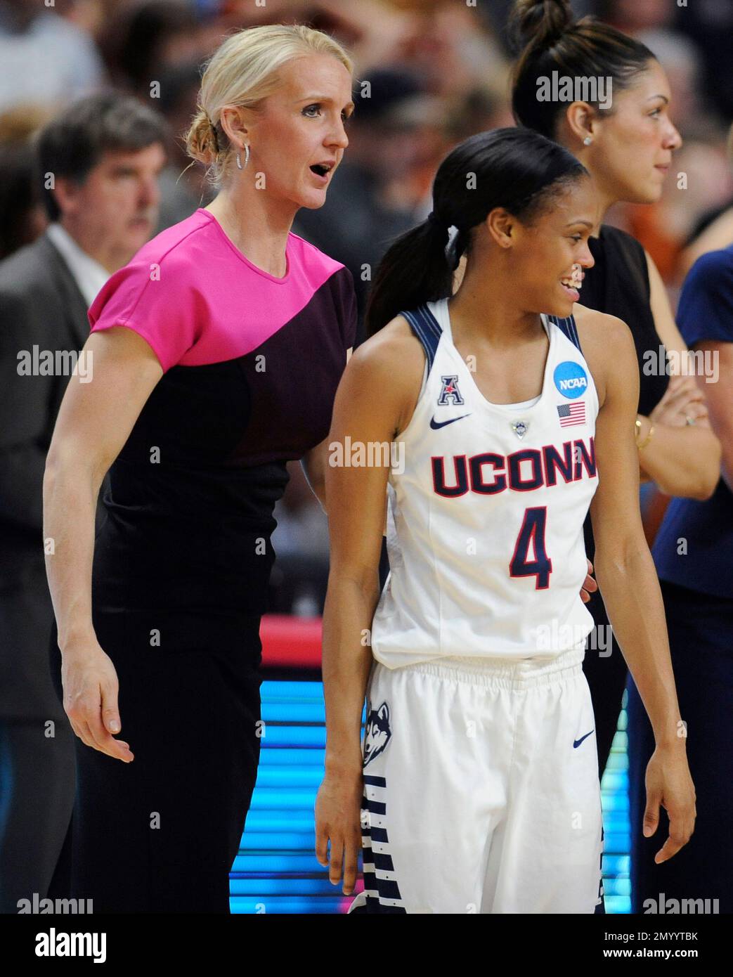 In this March 28, 2016 photo, Connecticut assistant coach Shea Ralph ...