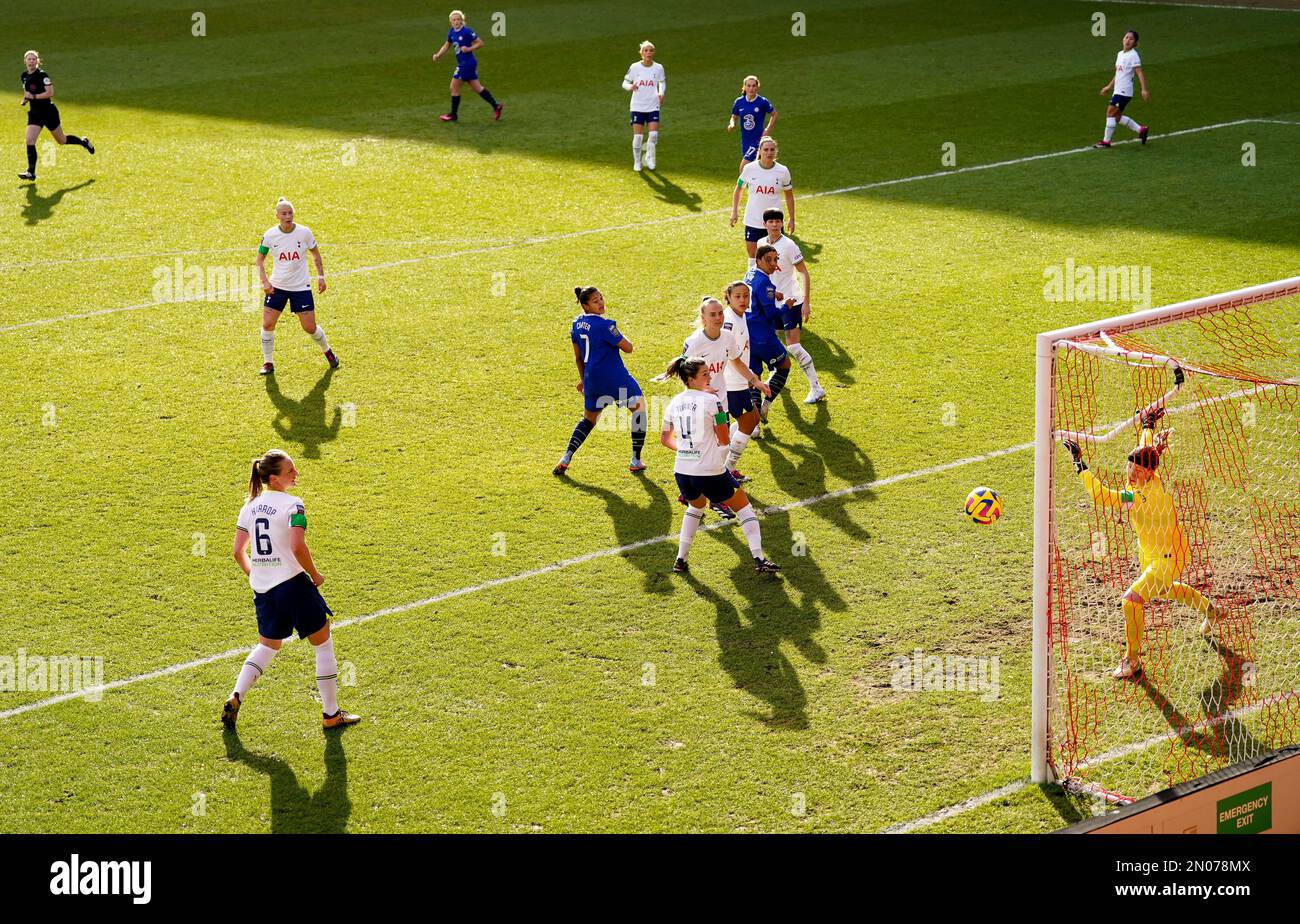 Jessica Carter von Chelsea erzielt beim Barclays Women's Super League ...