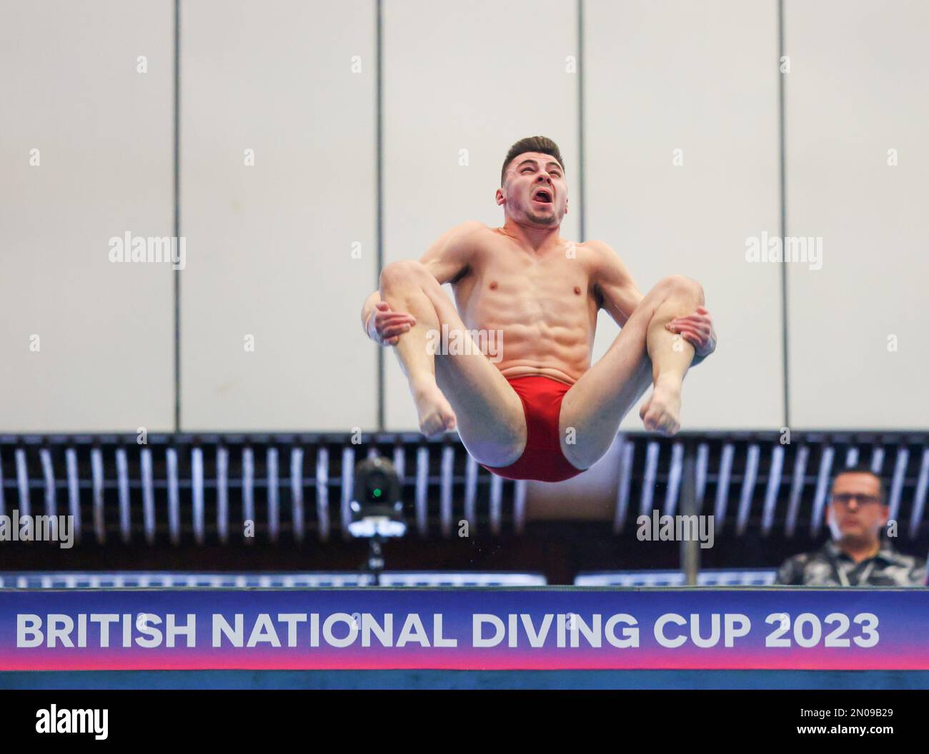 Matthew Dixon in Aktion, Mens Platform, Vorbereitungstag am vierten Tag ...