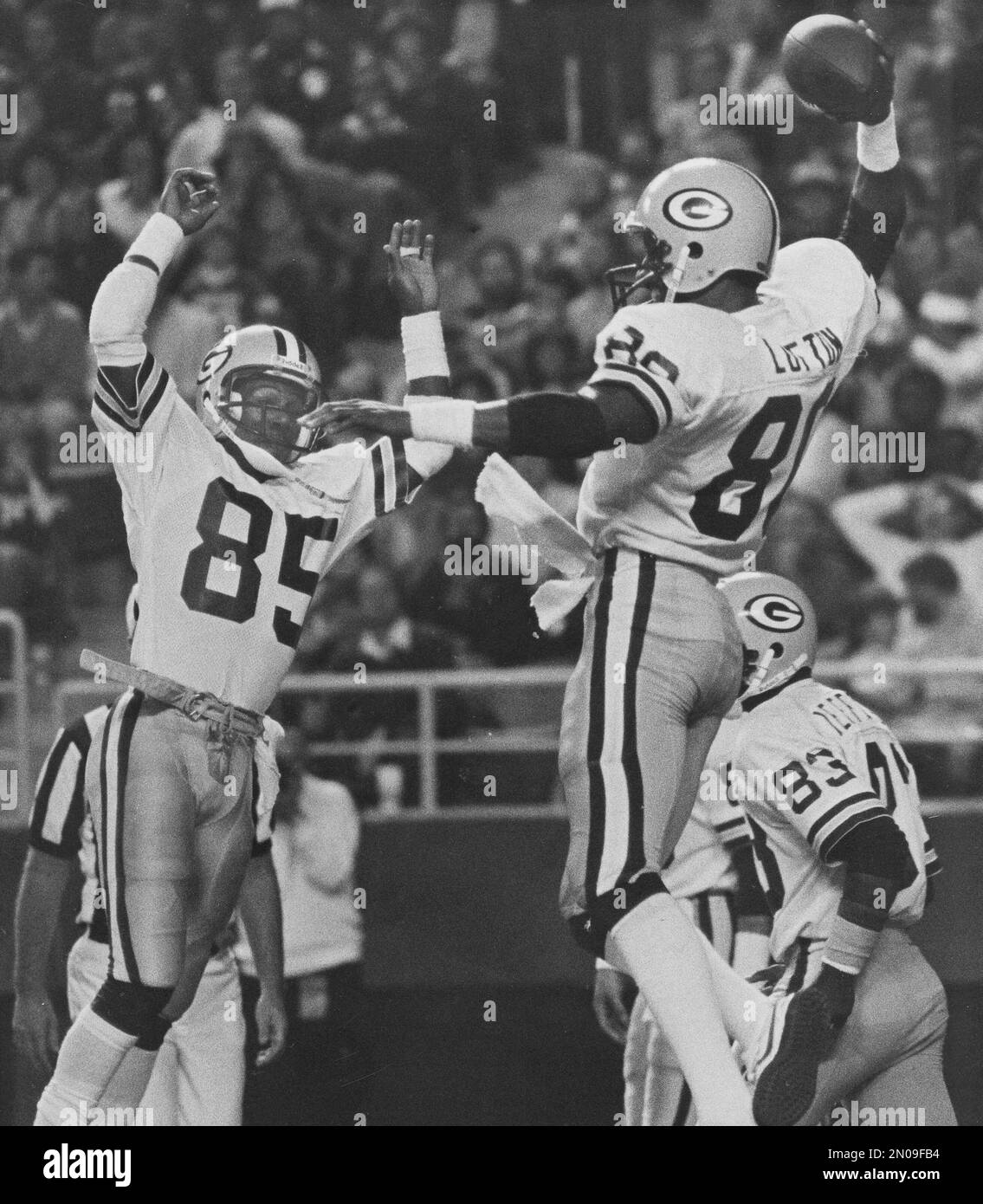 Wide receiver Phillip Epps (85) of the Green Bay Packers celebrates ...