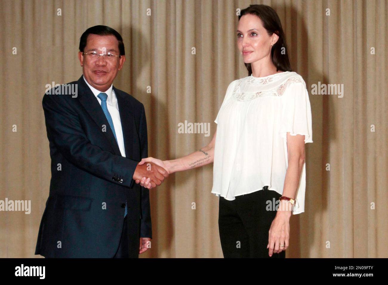 FILE - In this Sept. 17, 2015, file photo, U.S. actress Angelina Jolie ...