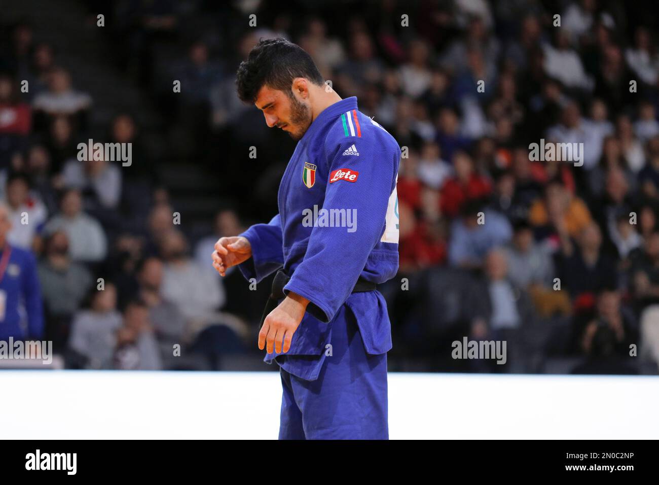 Lorenzo Parodi (ITA) verlor gegen Tato Grigalashvili (GEO) während des ...