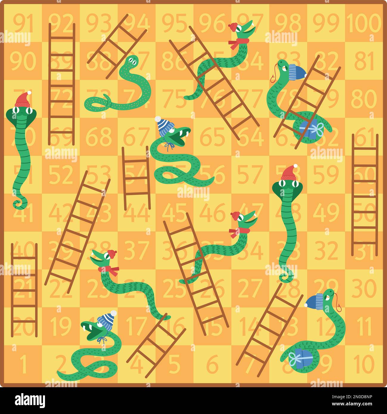 Schlangen und leitern brettspiel Ausgeschnittene Stockfotos und -bilder ...