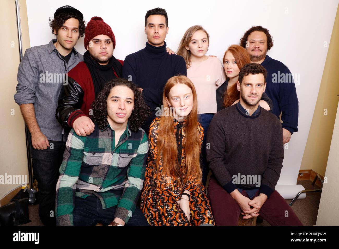 From top left, producer Gabriel Nussbaum, actors Ralph Rodriguez, Brian ...