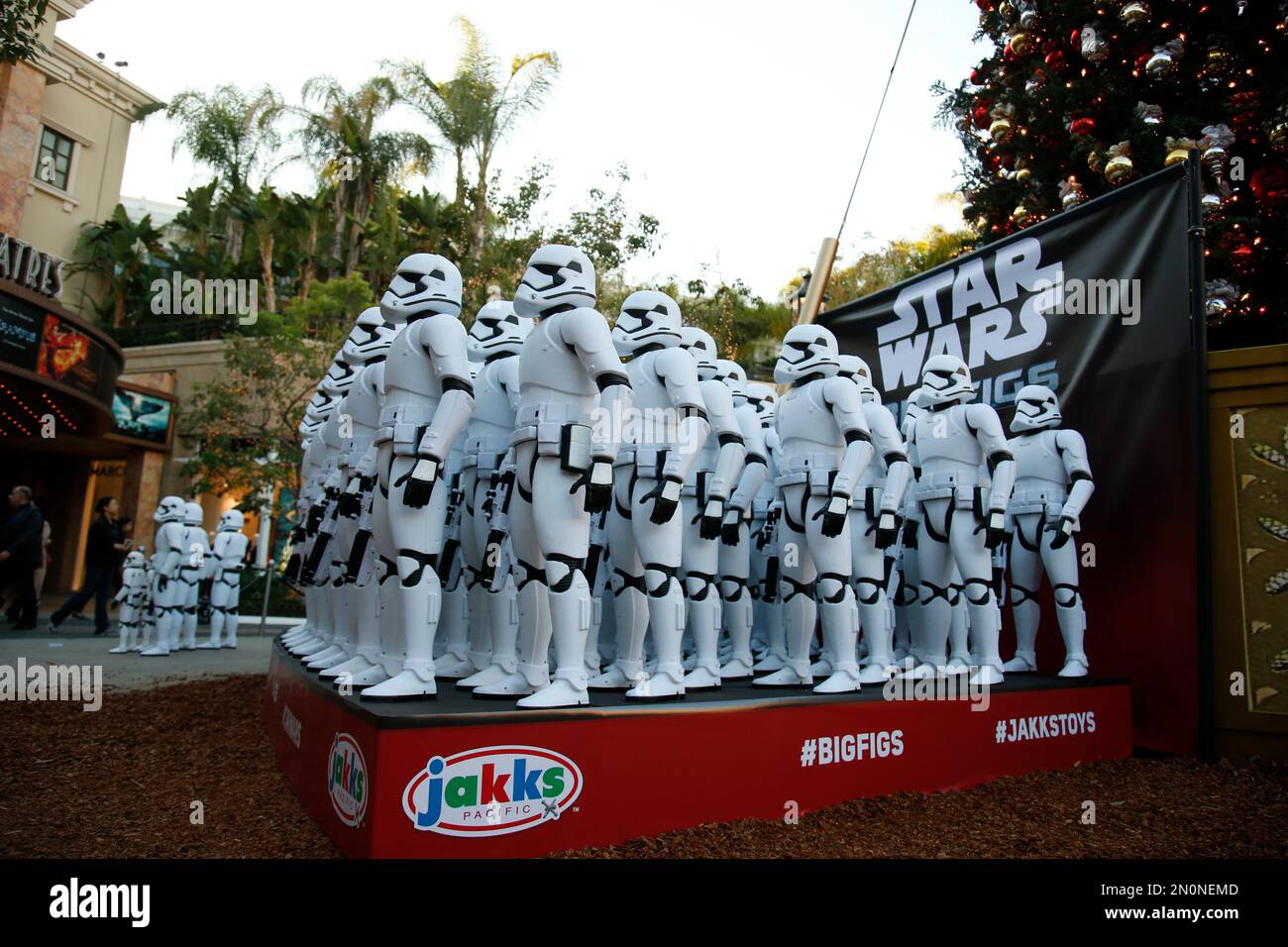 Over 100 JAKKS BIG-FIGS Stormtrooper action figures are seen as a part ...