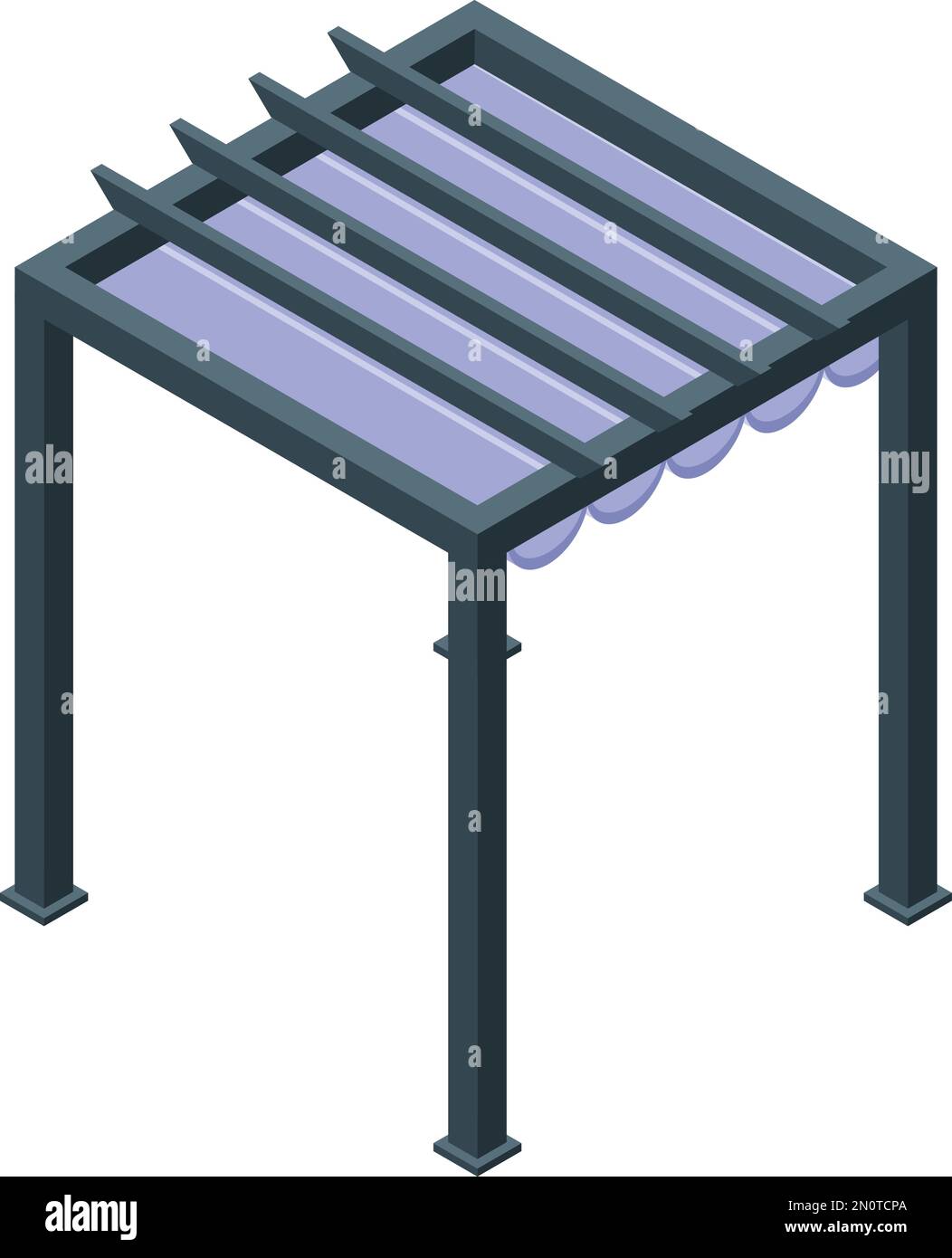 Metall pergola design Stock-Vektorgrafiken kaufen - Alamy