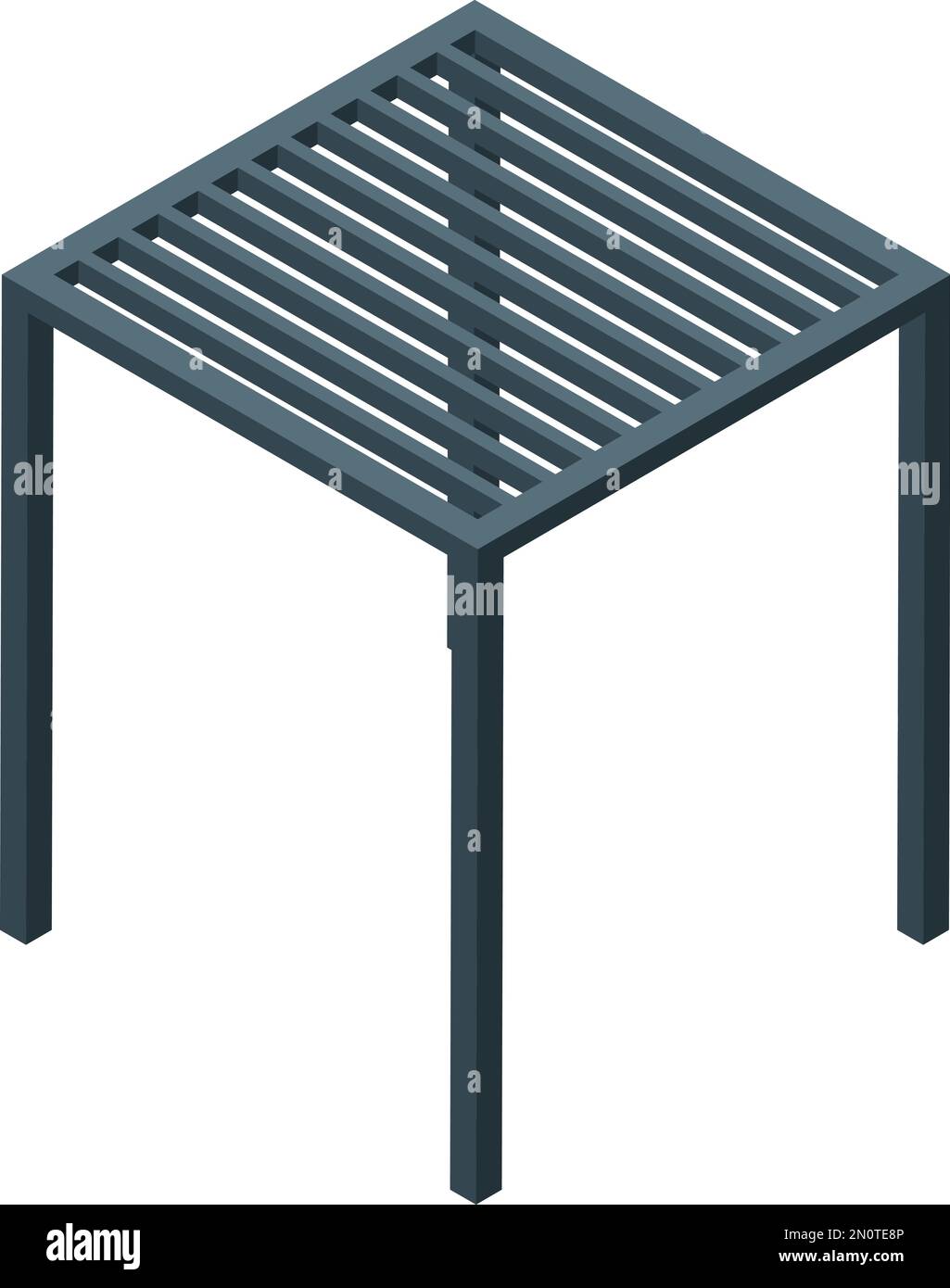 Metall pergola design Stock-Vektorgrafiken kaufen - Alamy