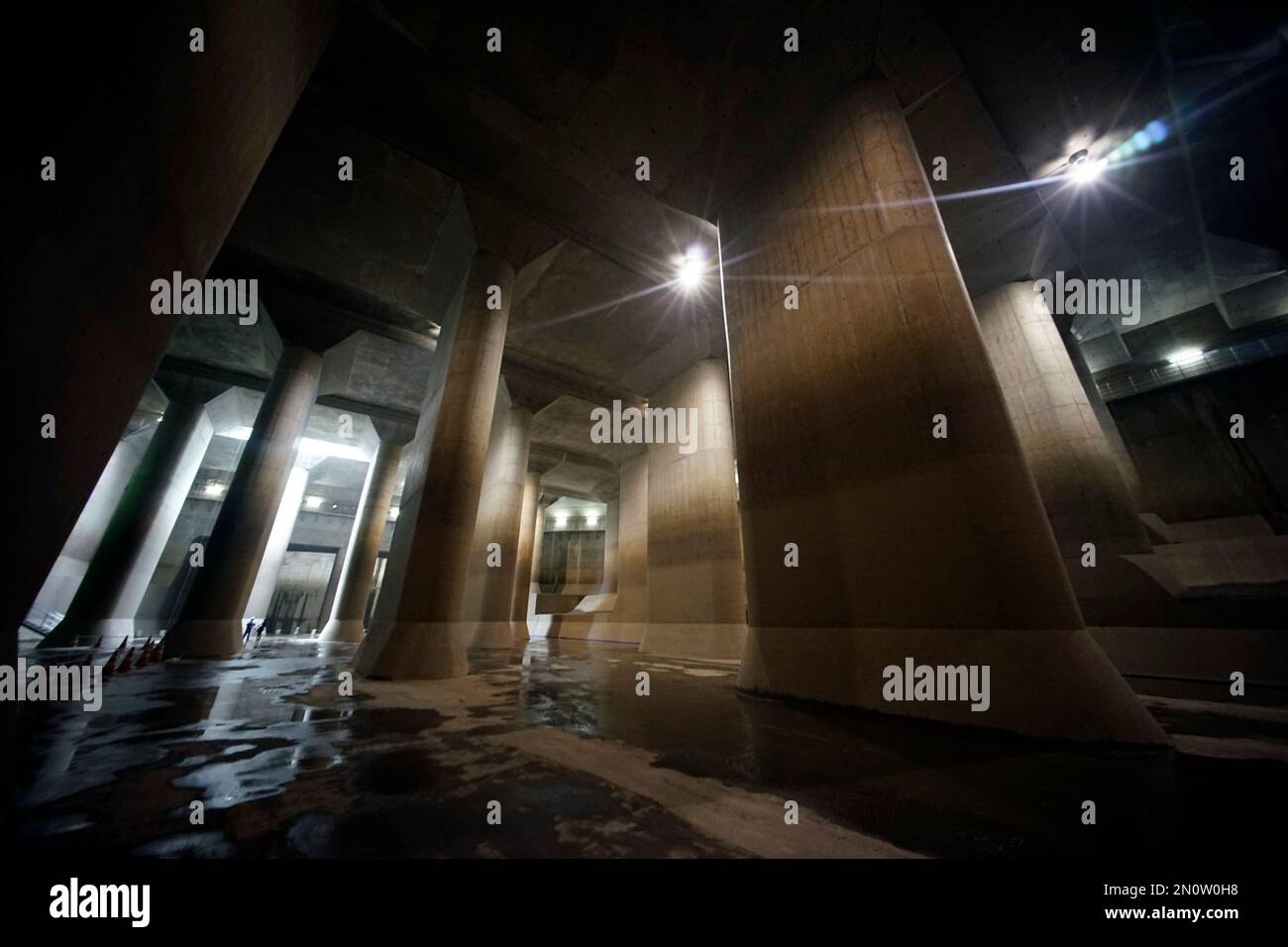 In this Nov. 10, 2015 photo, the main water tank of the Metropolitan ...