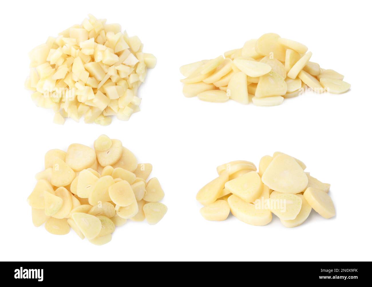 Knoblauch schneiden -Fotos und -Bildmaterial in hoher Auflösung – Alamy